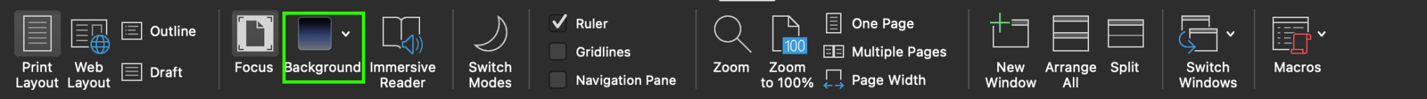 How to Enable Focus Mode on Microsoft Word – The H.A.C.K.E.R. Project