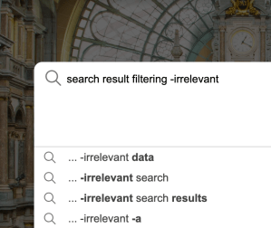How to Filter Out Irrelevant Search Results – The H.A.C.K.E.R. Project
